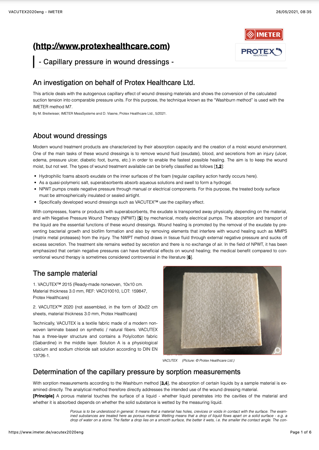 Clinical evidence - Protex Healthcare